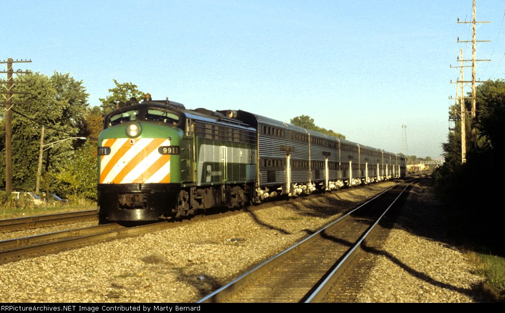 Down the Fast Track Approaching Belmont Ave.